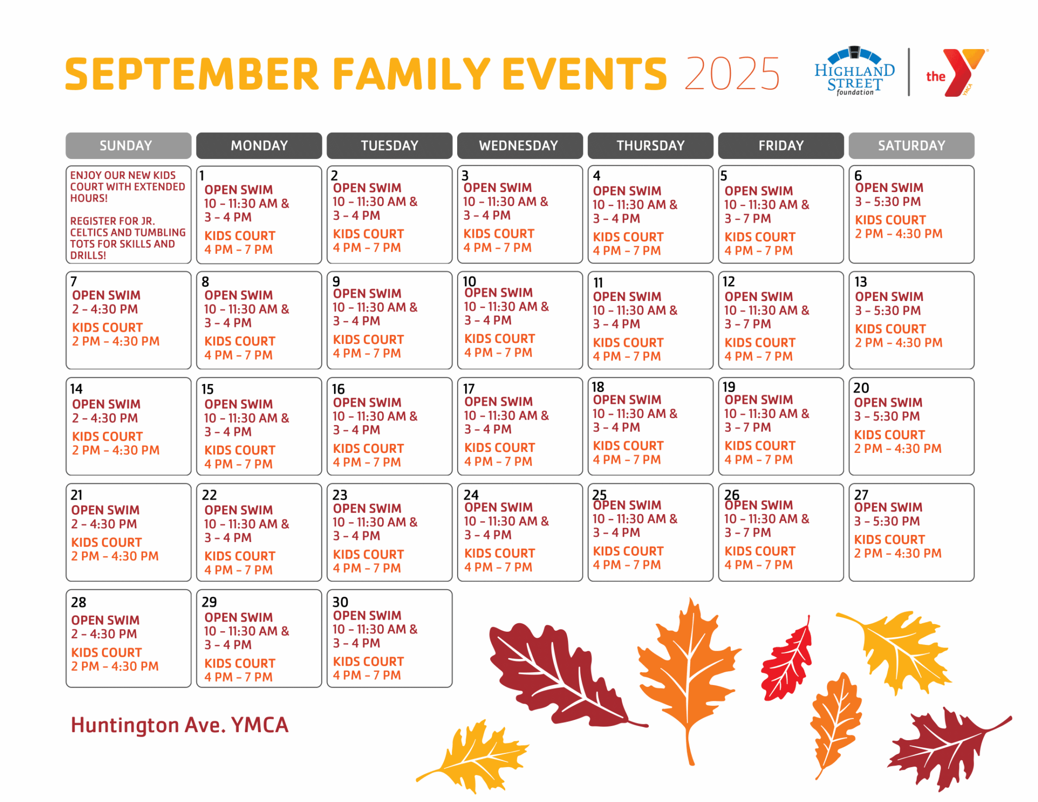 Family Events - YMCA of Greater Boston